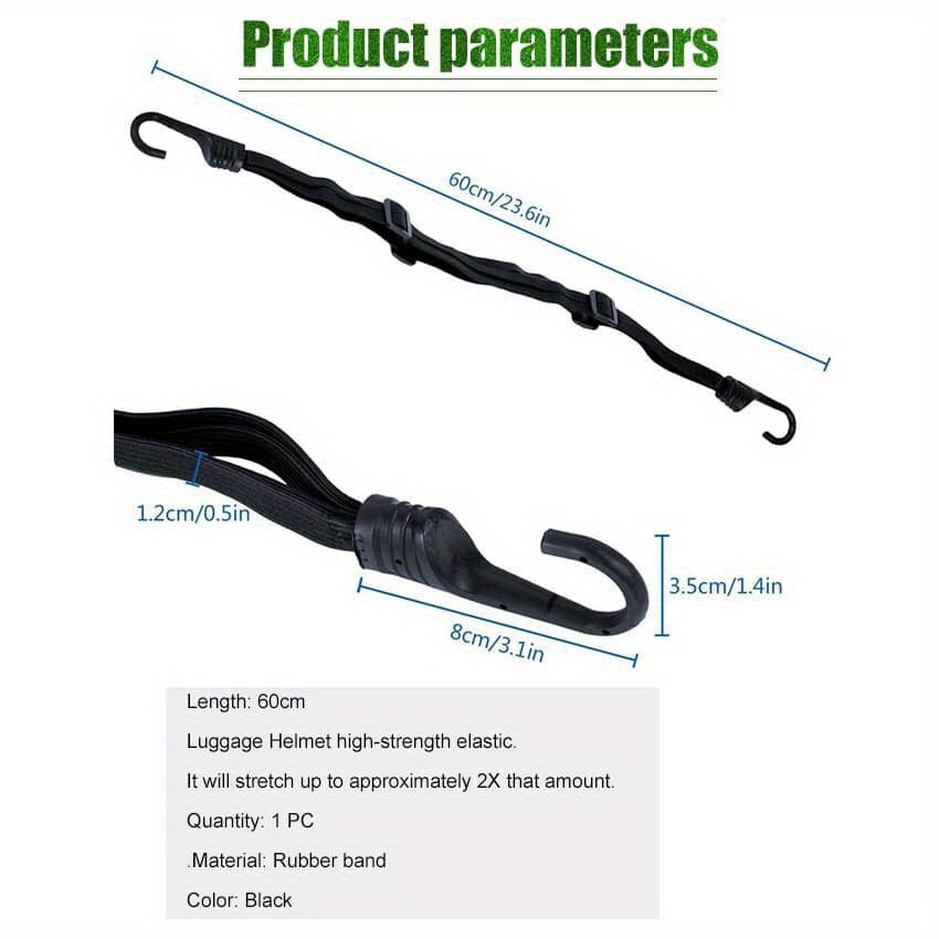 Universal Motorcycle Luggage Rope Net Protective Gears - Temu Australia