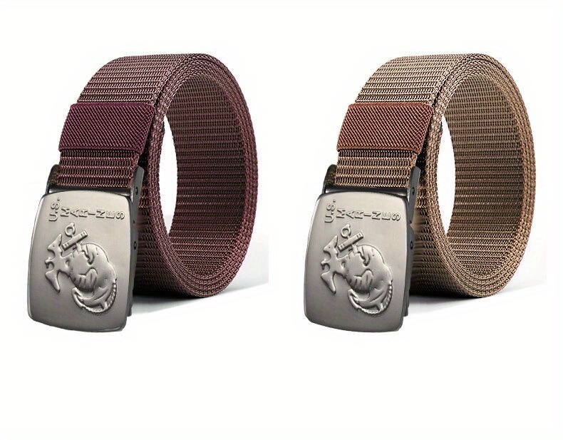 Canvas Automatic Buckle Waist Belt Summer Collection Pants Waist ...