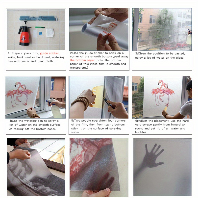 Boho Window Film Sticker Non adhesive - Temu United