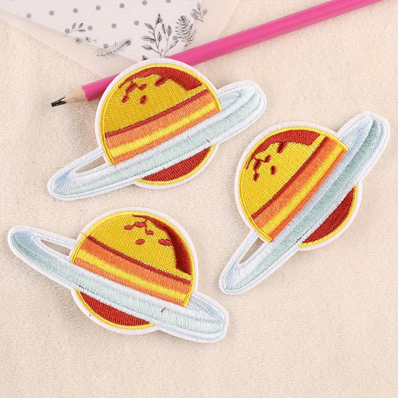 Girls Boys Teen Creative Cute Planet Embroidery Diy Patch - Temu Australia