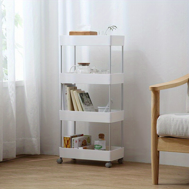Multi layer Trolley Rack Bathroom Toilet Living Room Storage - Temu