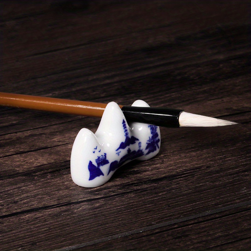 Mountain shaped Ceramic Pen Holder Brush Rest Chinese - Temu