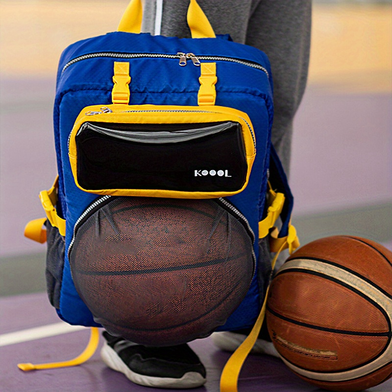 Outdoor Sports Trendy Basketball Bag Zipper Waterproof - Temu Australia