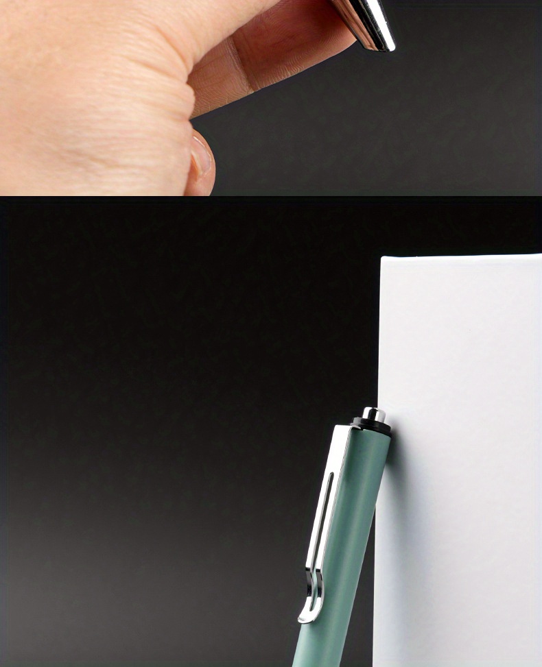 Dark Pointed Student Push Pen Character - Temu New Zealand