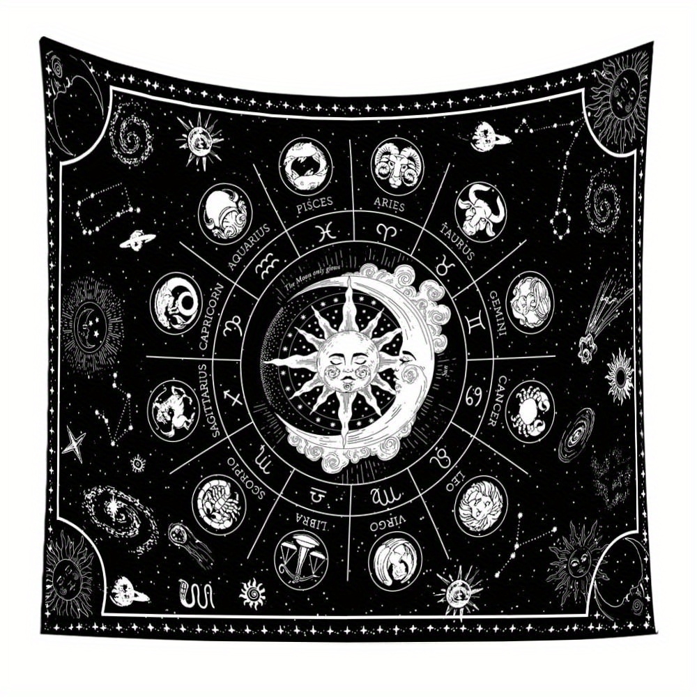 Constellations Tapestry Sun Stars Velvet Tapestry - Temu New Zealand