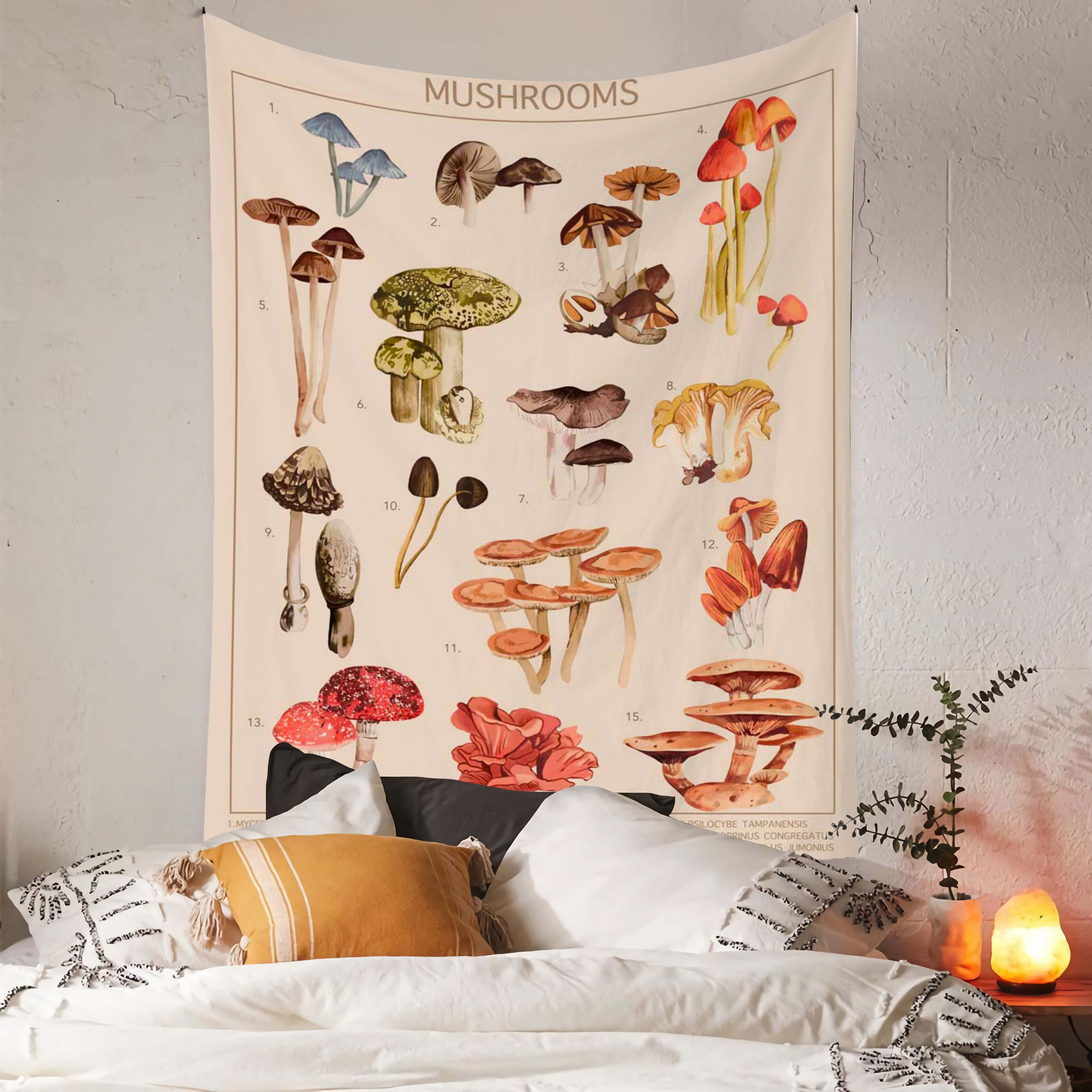 Mushroom Tapestry Vertical Vintage Velvet - Temu Australia