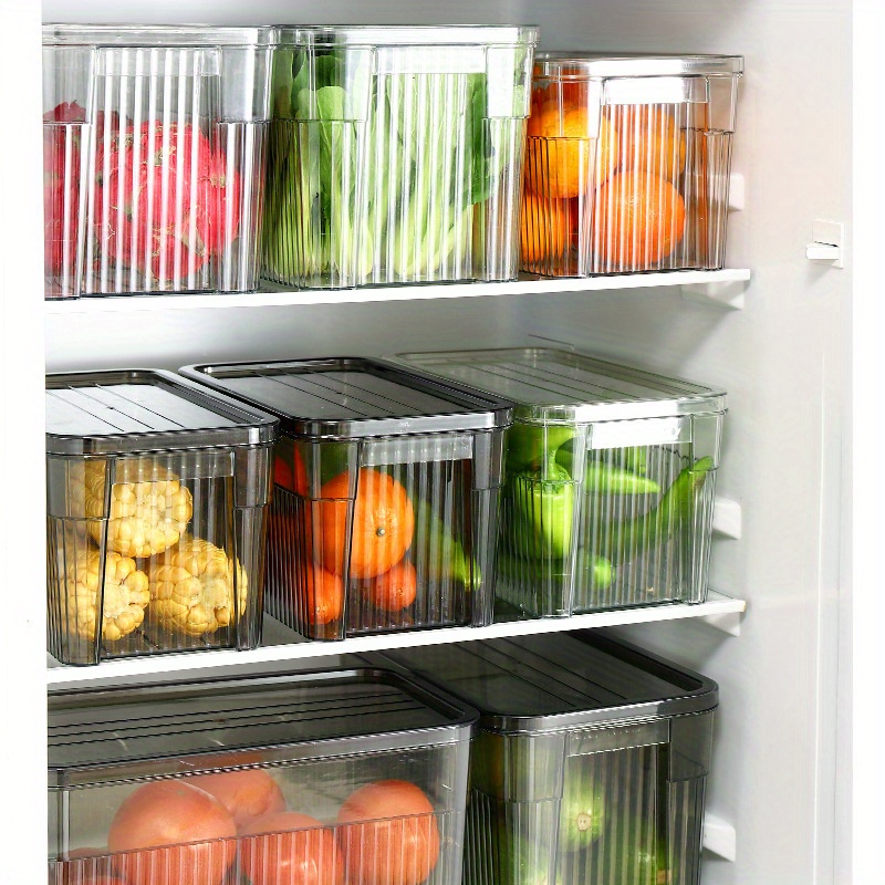 Thickened Transparent Refrigerator Storage Bins Fresh - Temu Netherlands