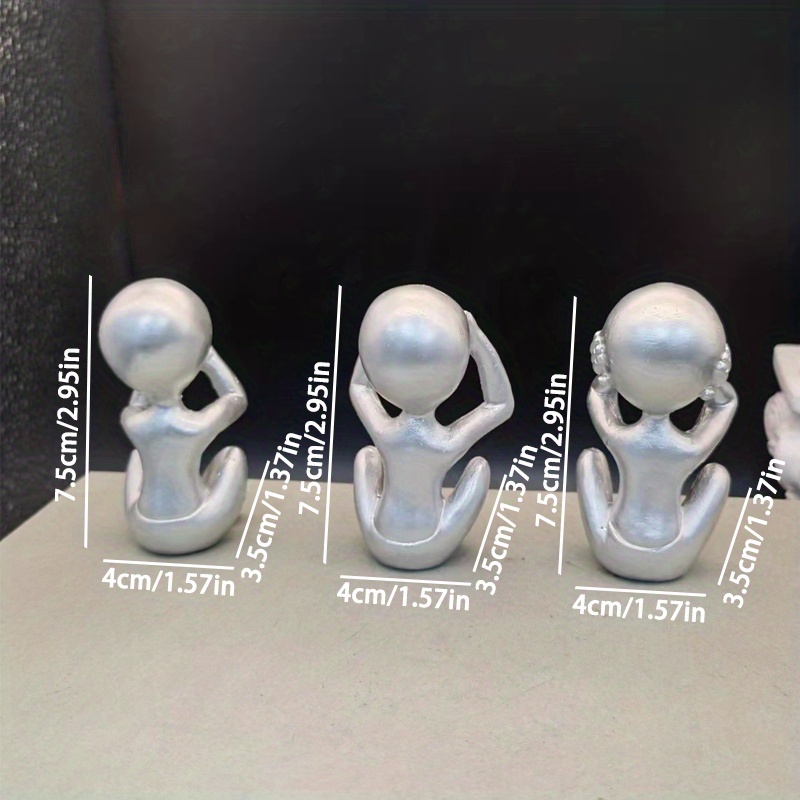 Alien Resin Ornament Art Decoration Ufo Ornament Outdoor - Temu New Zealand