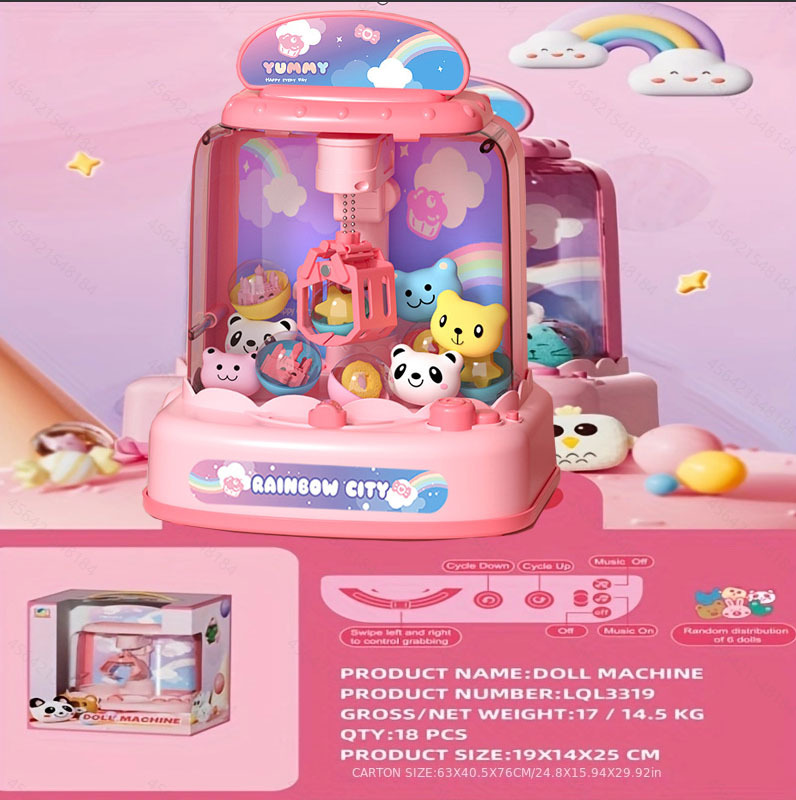 Magic Claw Machine Usb Cable Mini Claw Machine With Music And Lights ...