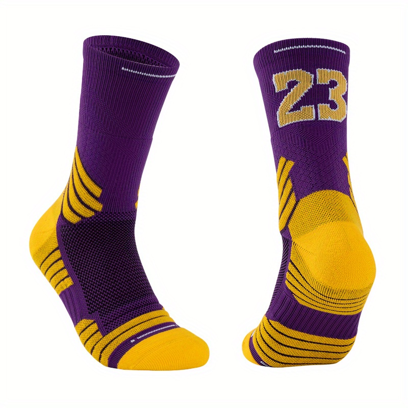 Star Number Print Basketball Socks Elite Thick Sports - Temu United Kingdom