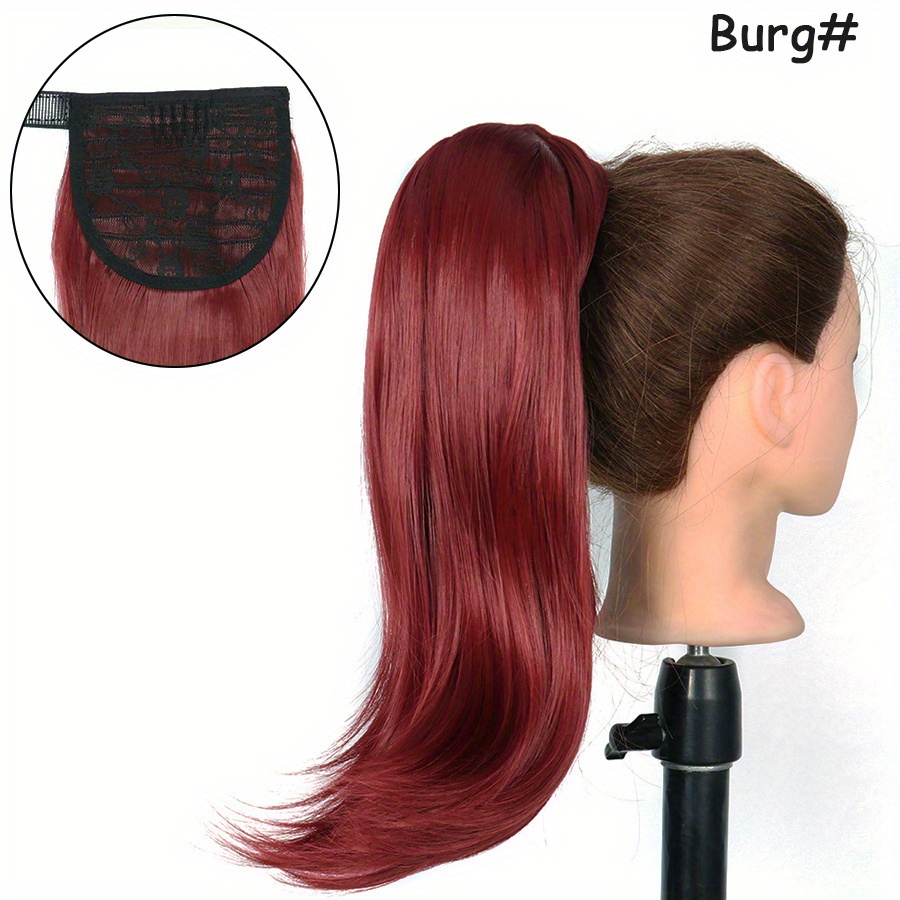 Synthetic Bounce Wrap Around Ponytail Extensions 16 Inch Ponytail ...
