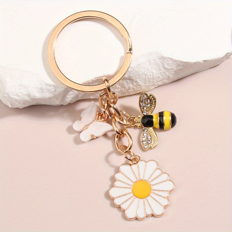 Enamel Cute Little Bee Brooch Flower Dragonfly Butterfly - Temu United ...