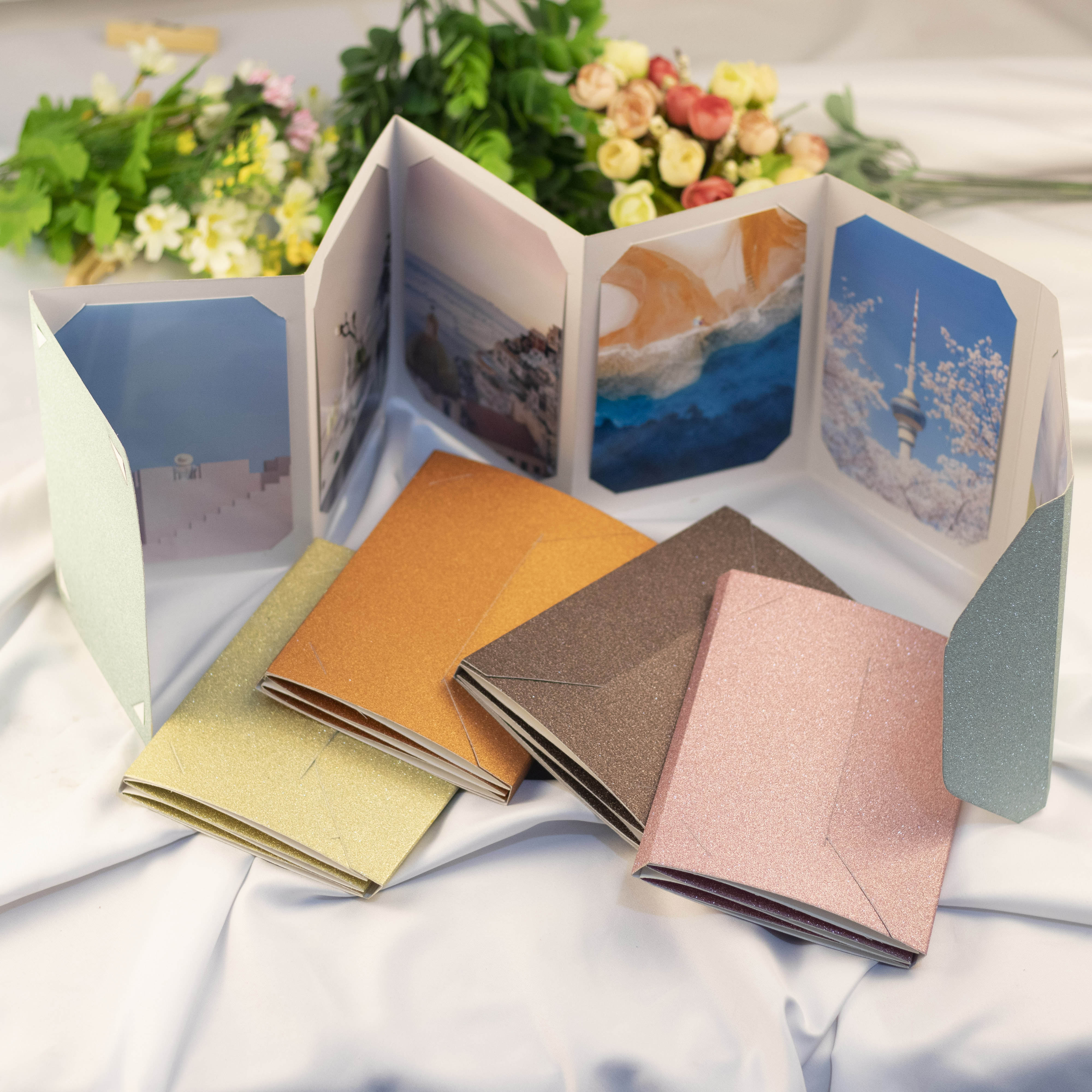 Shiny Paper Photo Album Paper Photo Storage Book Photos Easy - Temu ...