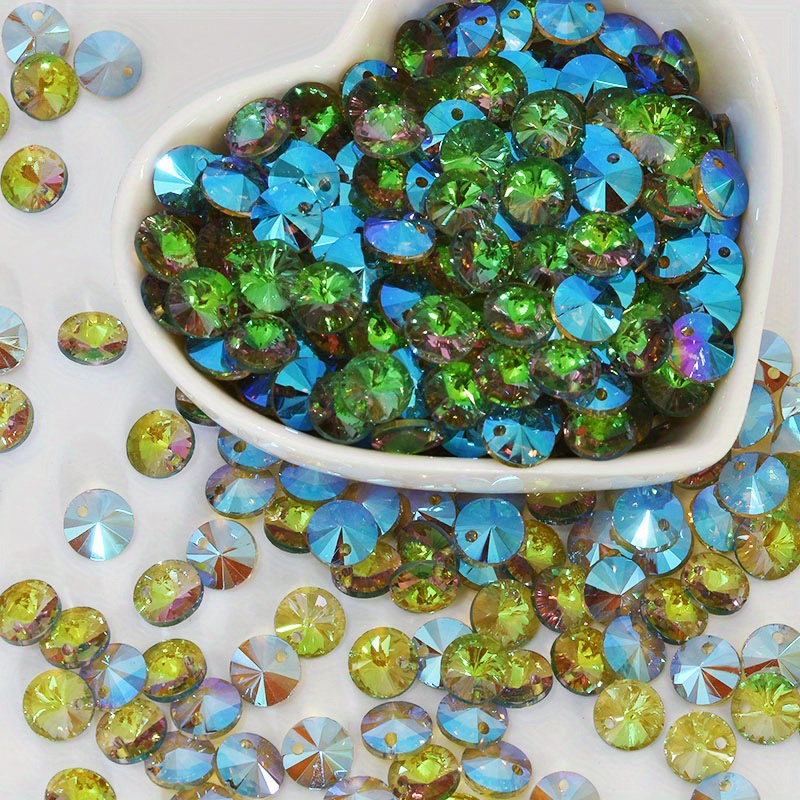 crystal satellite sparkle disc glass beads - Temu Australia