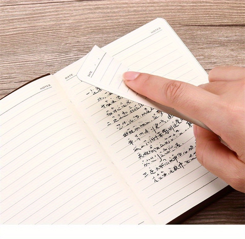 A6 Retro Style Pocket Type Mini Notebook Hard Case Faux - Temu