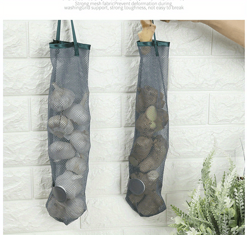 Fruit Vegetable Hanging Bags Onion Ginger Garlic Storage - Temu United ...