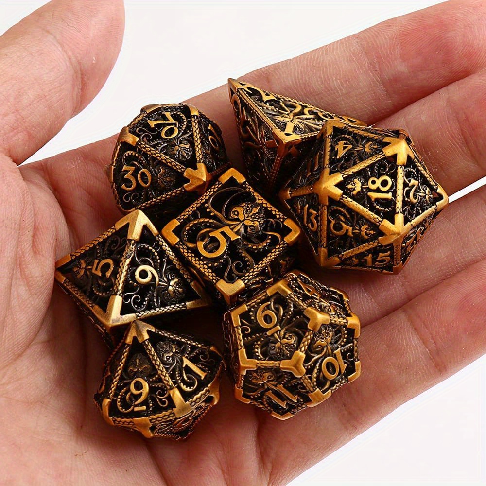 Metal Hollow Snake Dice Series Heavy Handmade Good - Temu Netherlands