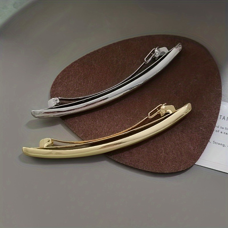 Simple Decorative Hair Clip Temperament Modern Style Metal Special ...