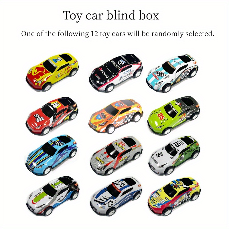 1 Toy Car One Of 12 Toy Cars Randomly Toy Car Blind Box Alloy Mini Car ...