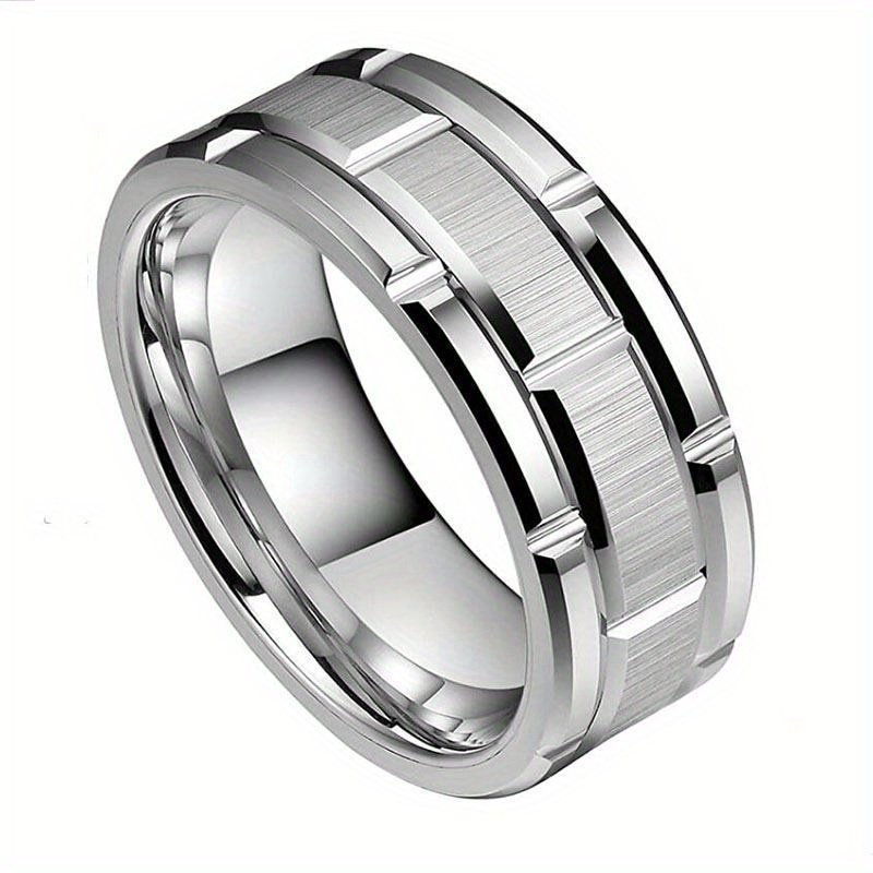 Fashion Black Wedding Steel Ring Men Dragon Fiber - Temu South Africa