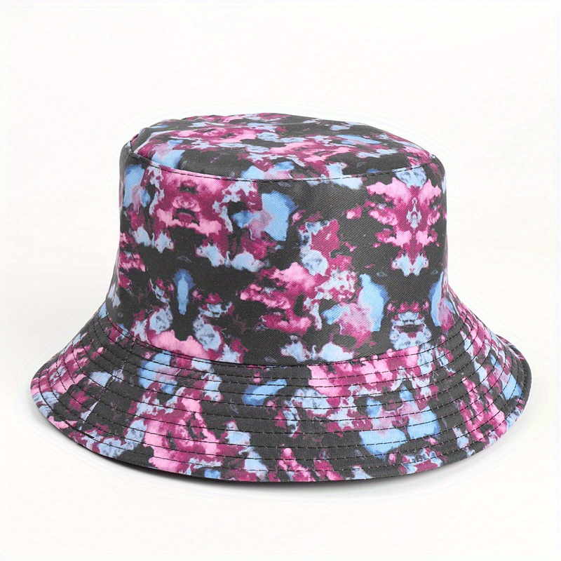Hip Hop Graffiti Bucket Hat Printed Reversible Fisherman Cap - Temu ...