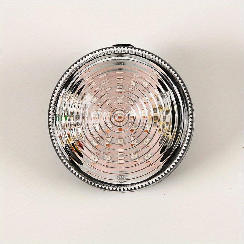 Rechargeable Round Led Shoulder Light Red And Blue Flashing Reminder ...