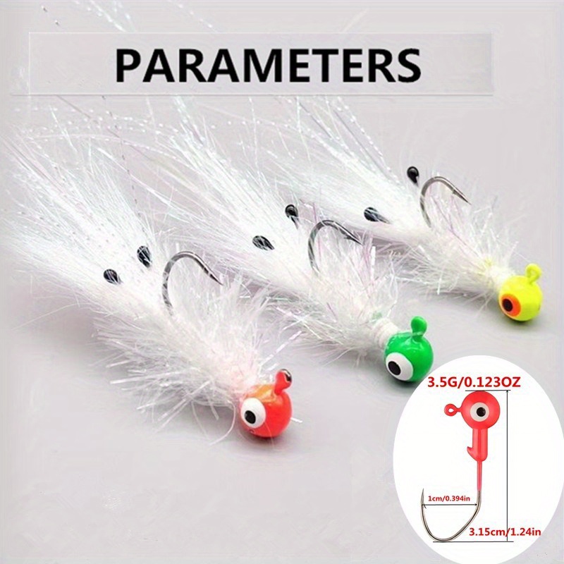 Premium Fishing Lure Kit Jig Head Hooks Set Freshwater - Temu Ireland
