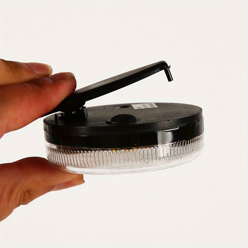 Rechargeable Round Led Shoulder Light Red And Blue Flashing Reminder ...