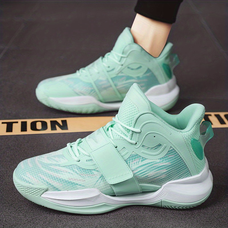 Breathable High Top Basketball Shoes Men Non Slip Shock - Temu Canada