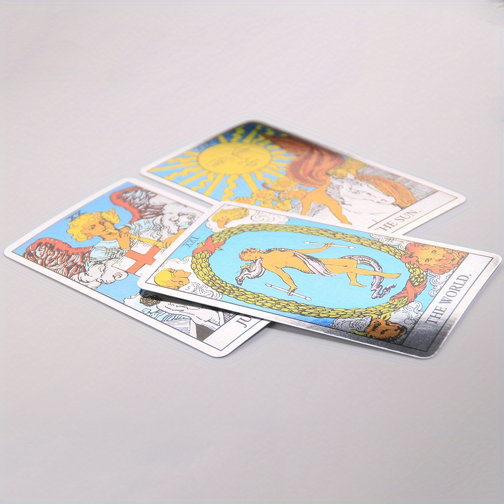 Holographic Tarot Cards: Fun Whole Family Divination Party - Temu Australia