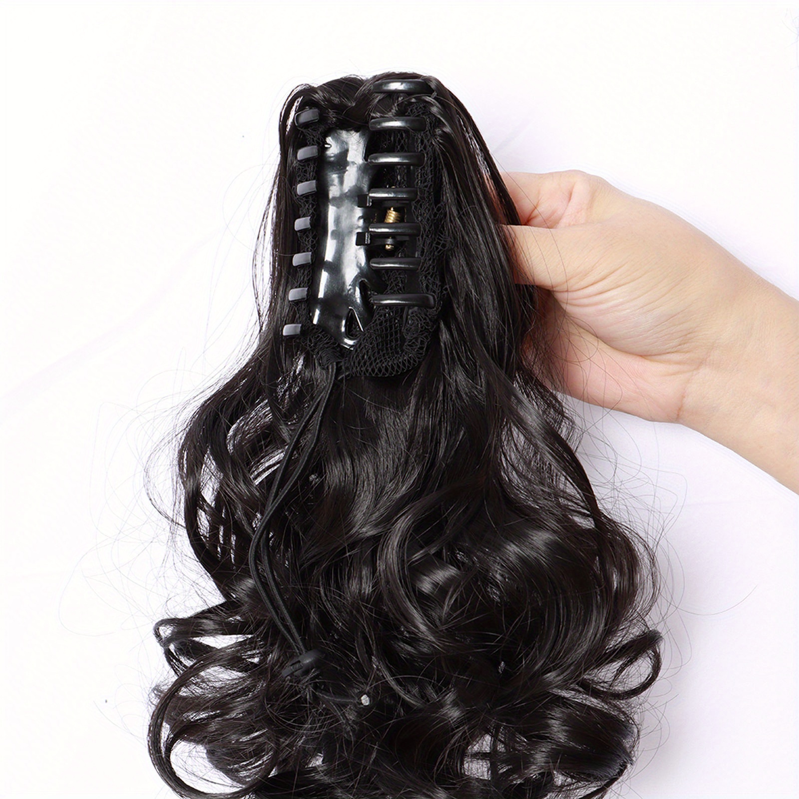 Short Curly Claw In Ponytail Extensions Synthetic Natual - Temu United ...