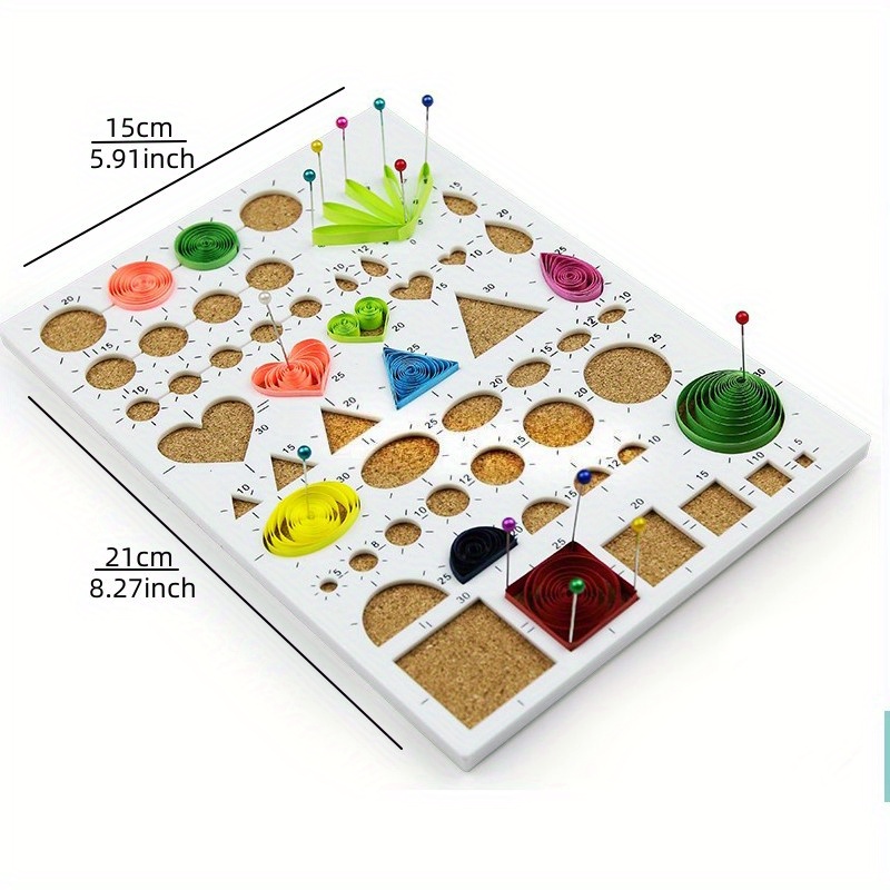 Paper Quilling Template Board Mould Crimper Tool Paper - Temu