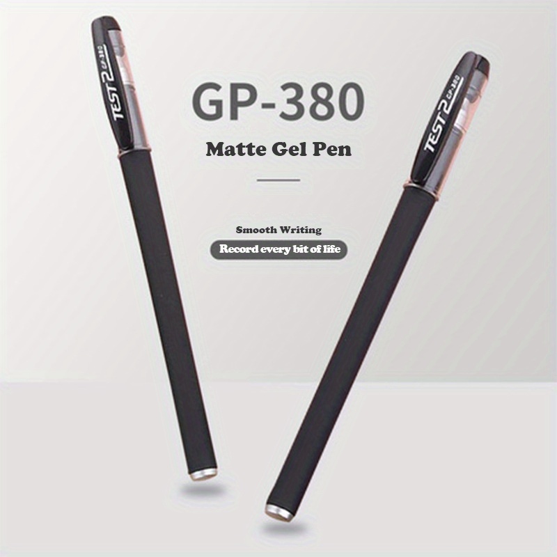 Black Matte Gel Ink Pen Set Extra Fine Point Ballpoint Pen - Temu