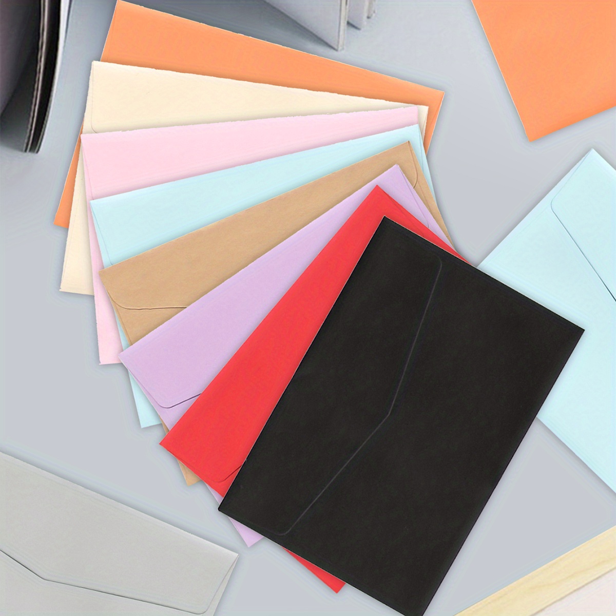 Colored Envelopes Card Envelopes Invitations Weddings Photos - Temu New ...