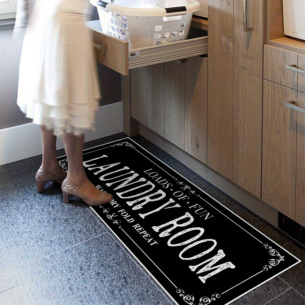 Laundry Room Rugs Decor Runner Rug Laundry Room Mats Floor - Temu