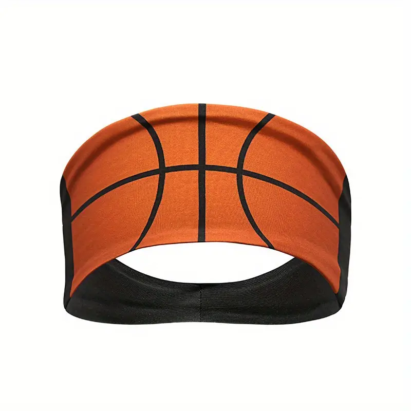 Random Print Elastic Sporty Headband Sweat Absorbing Yoga Hair Band For