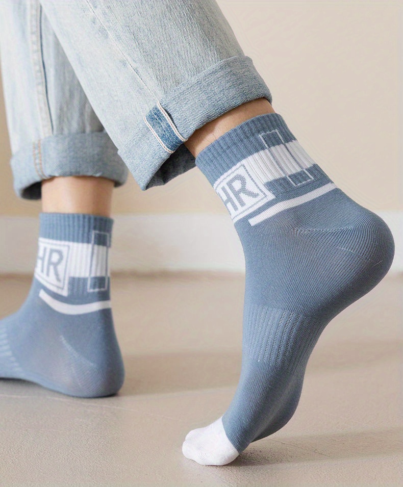 Unisex Trendy Socks Comfortable Breathable Soft Quarter - Temu Australia