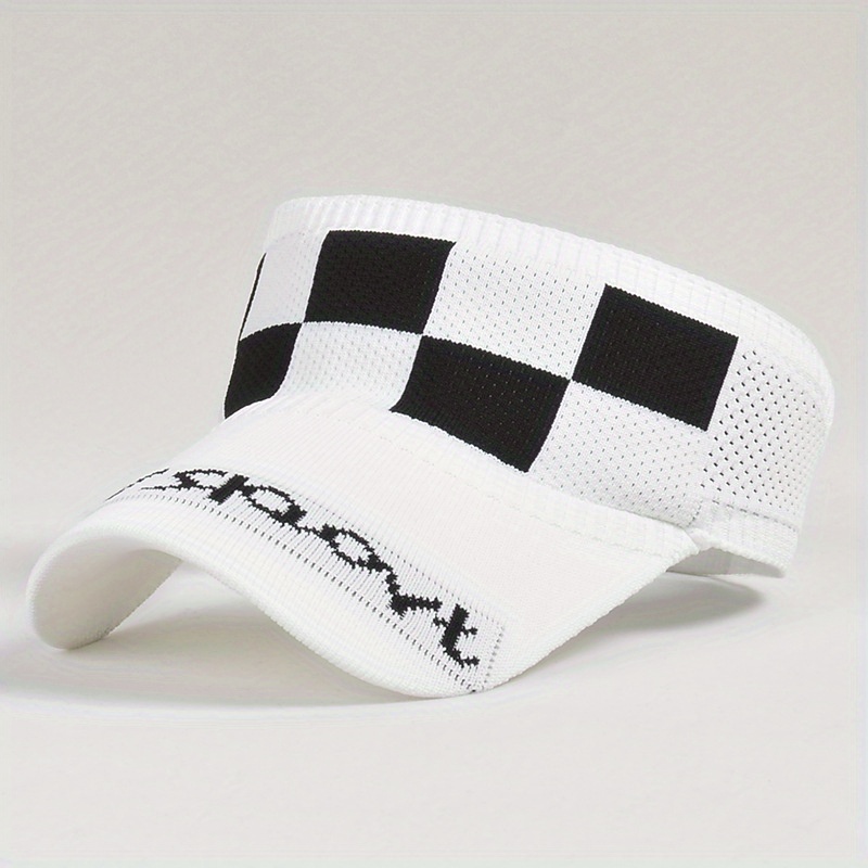 Breathable Letter Graphic Sporty Visor Hat Golf Baseball - Temu United ...