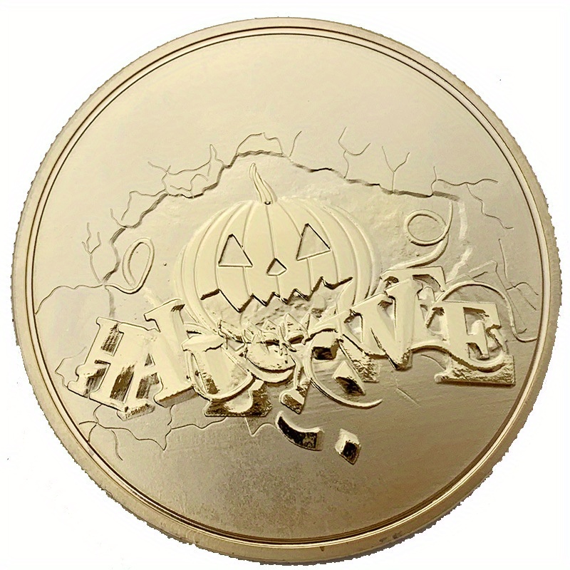Witch Commemorative Coin Perfect Halloween - Temu United Kingdom