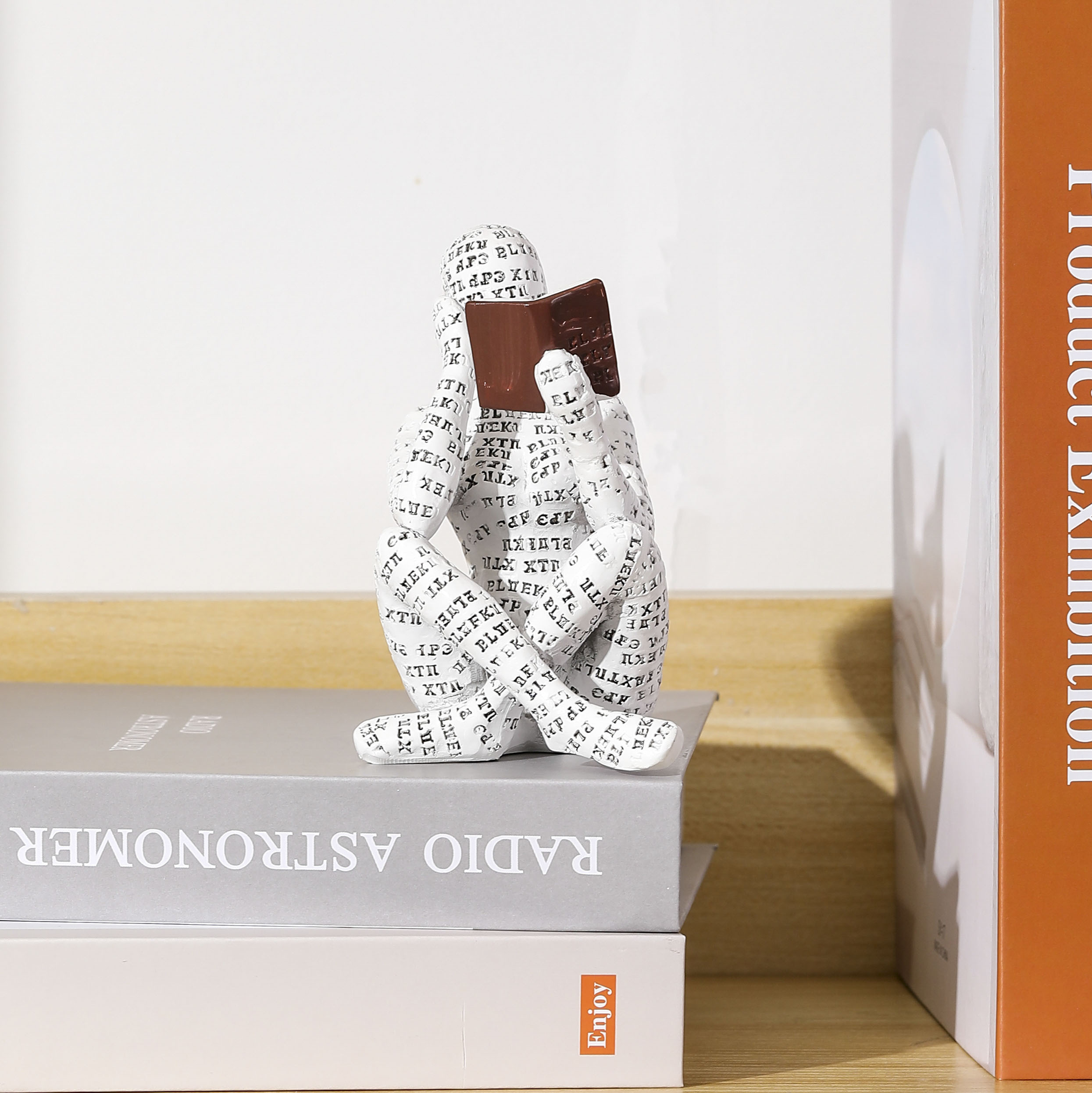 Reading Woman Resin Statue Reading Woman Figurine Sculpture - Temu