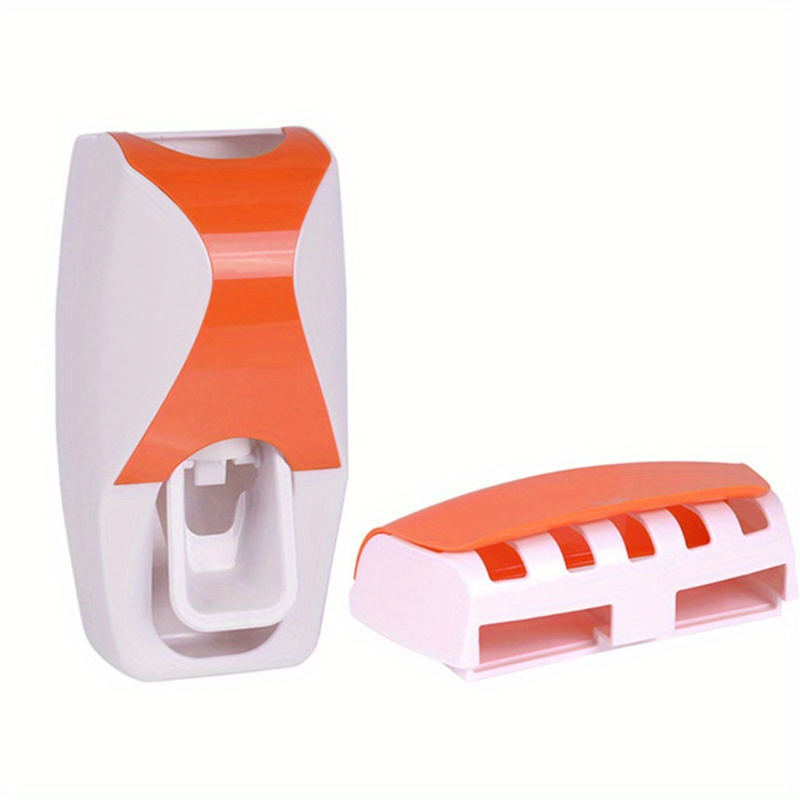 1pc Automatic Toothpaste Dispenser Wall Mount Dust Proof Toothbrush ...