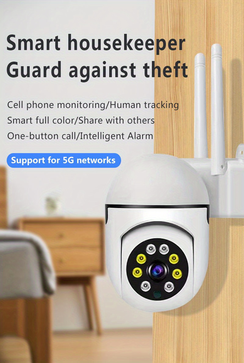 1080p Hd Wifi Wireless Camera Security System Outdoor Camera - Temu