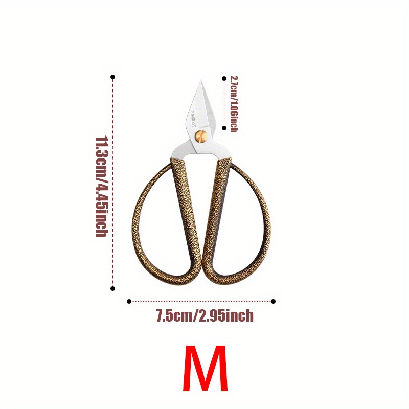 Stainless Steel Sewing Scissors Retro Thread - Temu