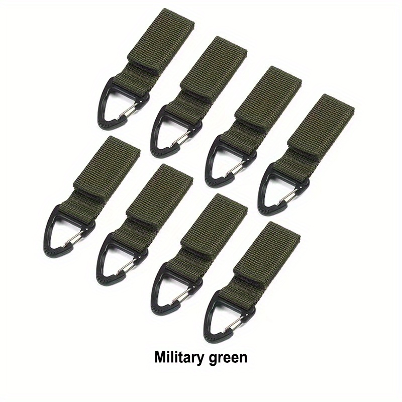 Outdoor Webbing Belt Clip Climbing Carabiner Nylon Ribbon Hook Buckle ...