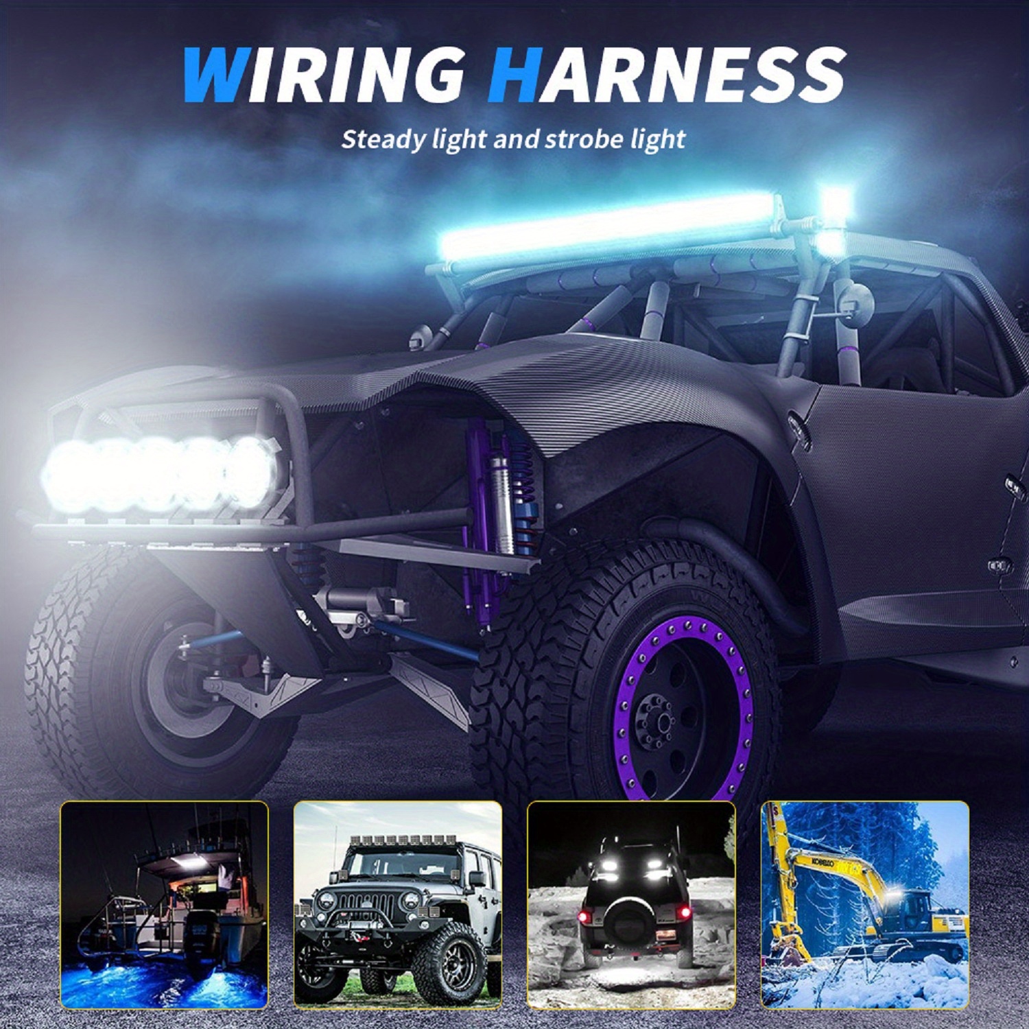 16awg+dt Wiring Kit Bar 12v - Temu