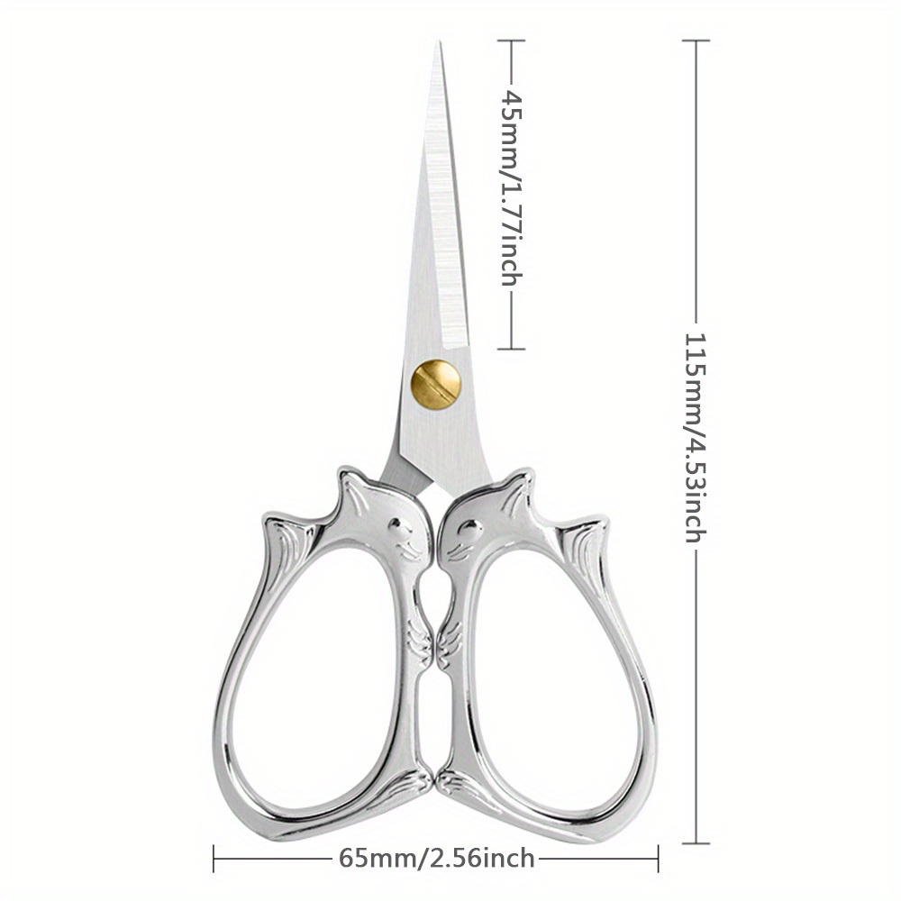 1pc Squirrel Design Vintage Metal Scissors Sewing Scissors Sewing ...