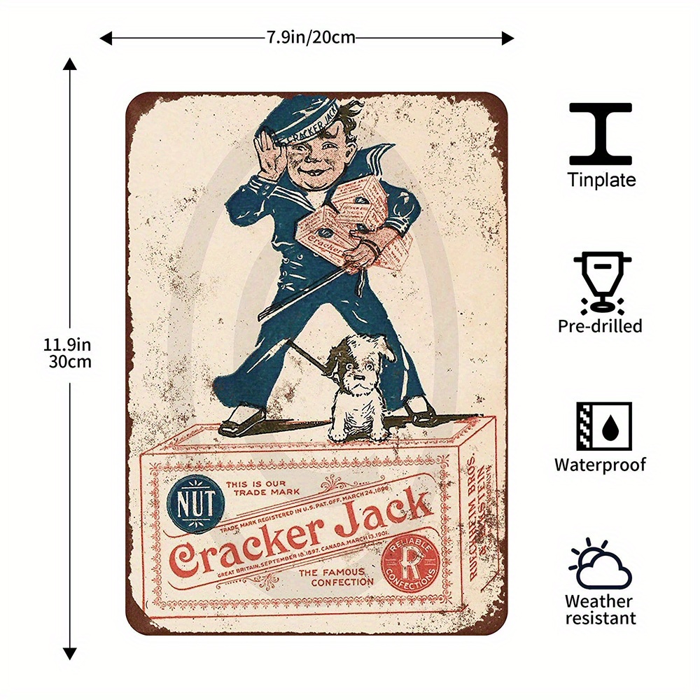 1pc Tin Advert Decor Bar 8x12 - & - Temu