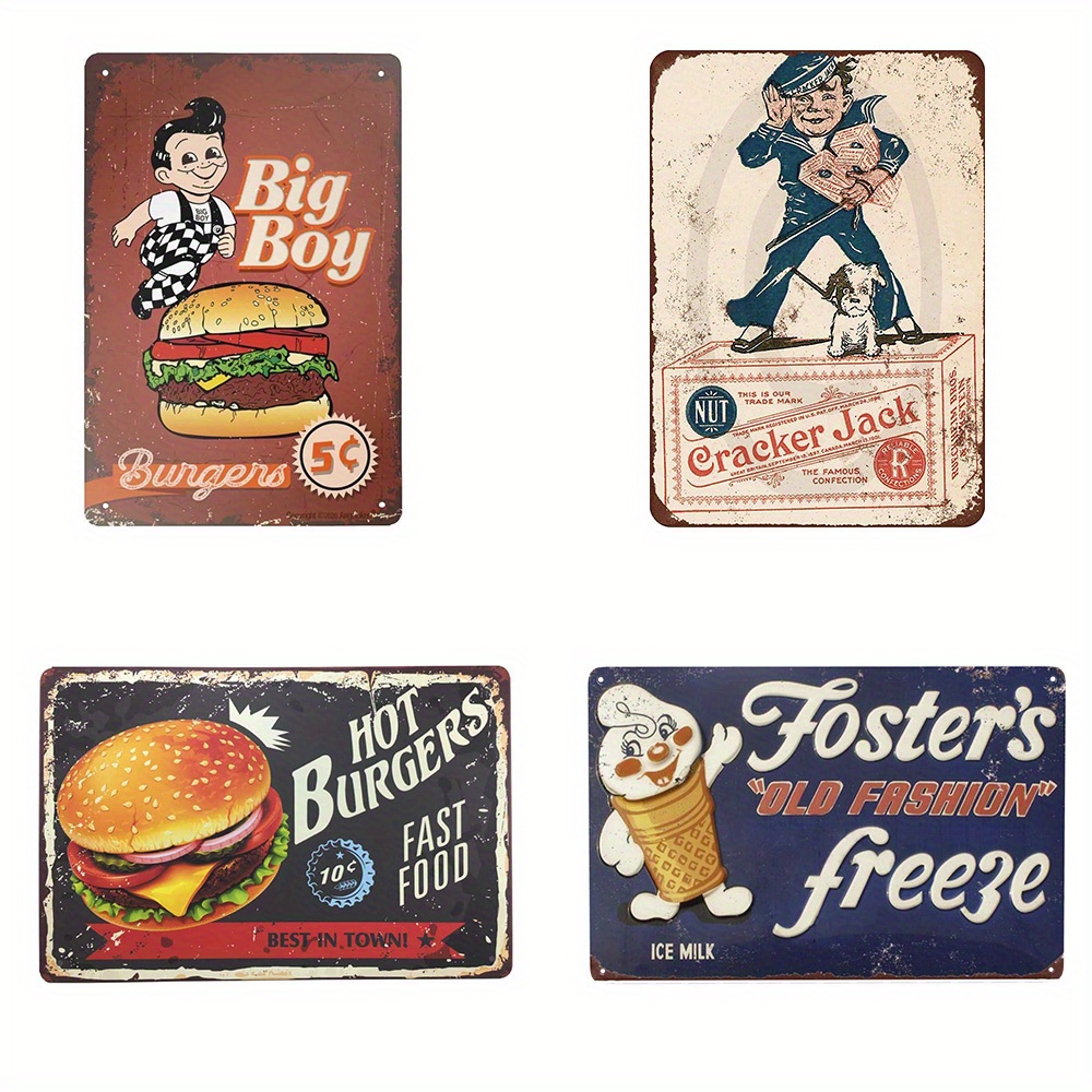 1pc Tin Advert Decor Bar 8x12 - & - Temu