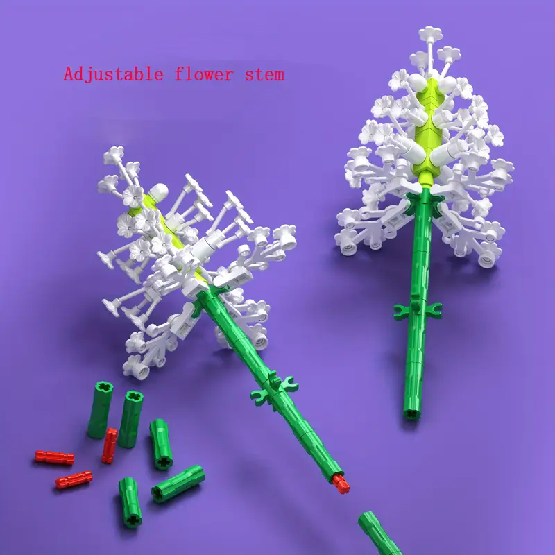 Bloques De Construcción De Simulación Serie De Flores Lily Clove