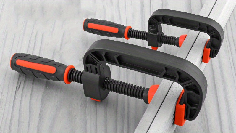 7 Inch Heavy Duty Spring Clamps Reinforced Plastic Nylon Jaw Opening ...